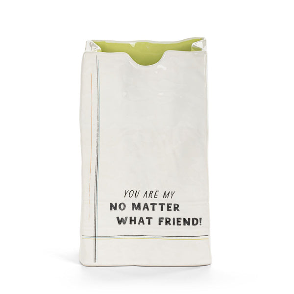 Live From Snack Time No Matter What Friend Ceramic Small Notepaper Vas ...